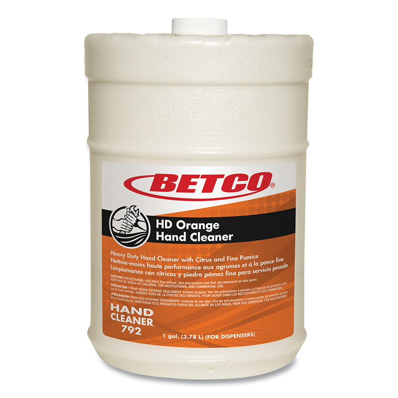 HD Orange Hand Cleaner 1 gal Flat Top Dispenser | Grey Wolf Safety