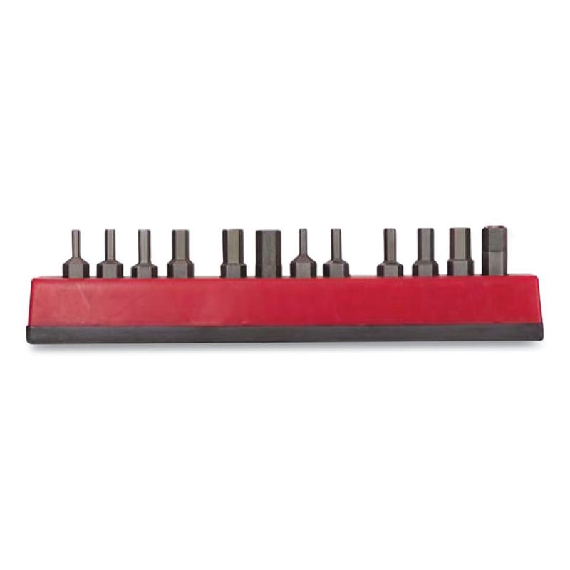12-Pc Insert Bit Set Metric Hex and Tamper Hex | Grey Wolf Safety