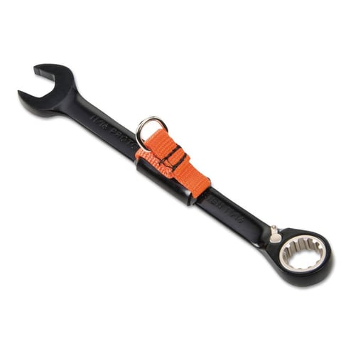 Tether-Ready Combination Reversible Ratcheting Wrench 18 mm | Grey Wolf ...
