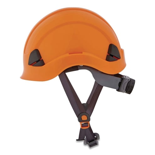 CH-300 Climbing Style Non-Vented Hard Hat, 6 pt Rapid Dial, Orange ...