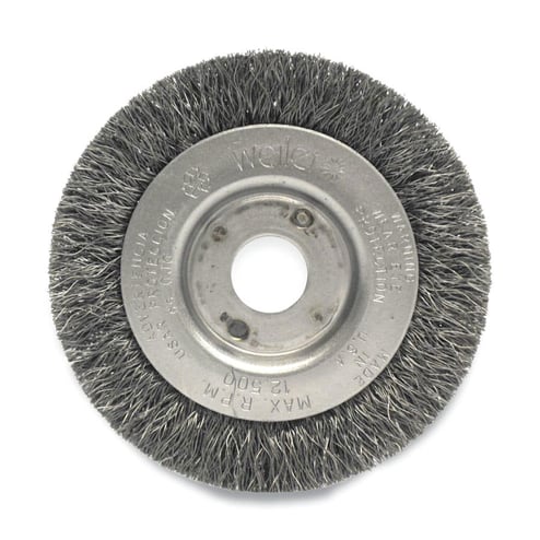 Narrow Face Crimped Wire Wheel 3 in D .0118 Steel Wire | Grey Wolf Safety