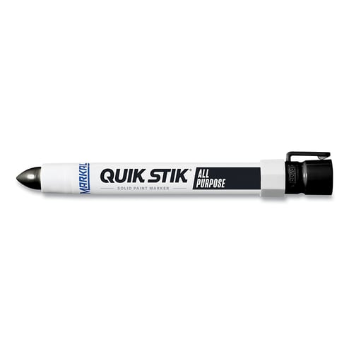 QUIK STIK ALL PUR SOLIDPAINT MARKER BLACK | Grey Wolf Safety