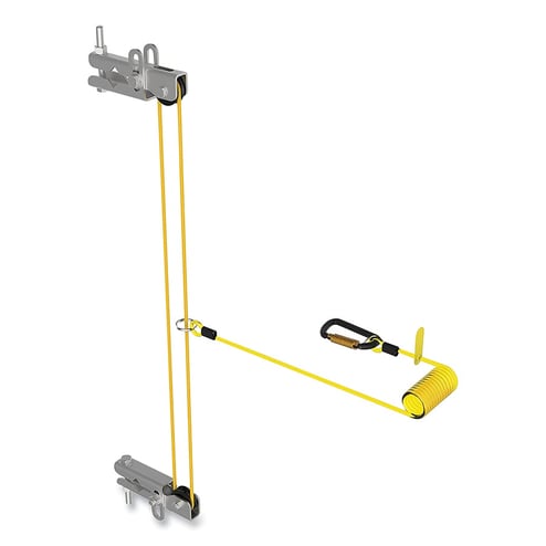 DBI-SALA® Fixed Ladder Self-Retracting Lifeline Anchor Tagline, Yellow ...
