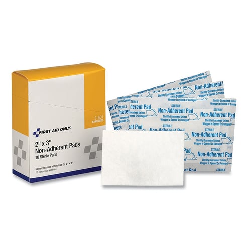 Sterile Gauze Pad 3 in x 3 in Trauma Pads Cotton Filler/Mylar Surface ...