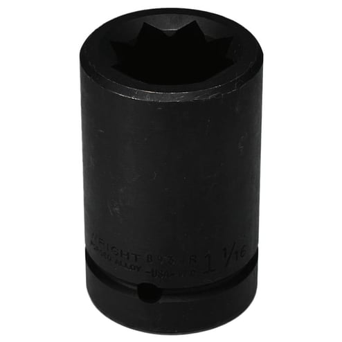 8 Point Double Square Deep Impact Railroad Sockets 1" Drive 1 5/8" 8 Pt ...