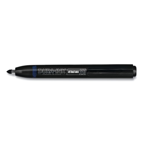 Dura-Ink 20 Ink Markers Black 1/16 in Felt | Grey Wolf Safety