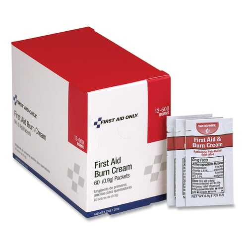 First Aid/Burn Cream Packet 0.9 g 12 per Box | Grey Wolf Safety