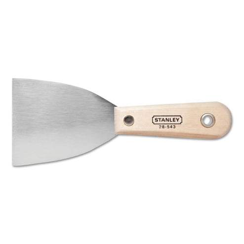 Wood Handle Wall Scrapers 3 in Wide Stiff Blade | Grey Wolf Safety