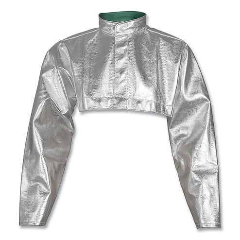 Aluminized Carbon DuPont™ Kevlar® Cape Sleeves, Large, Silver | Grey ...