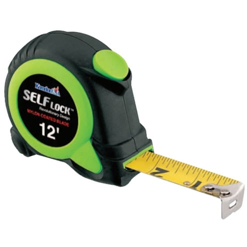 12' SELF LOCK- SELF-LOCKING TAPE MEASURE | Grey Wolf Safety