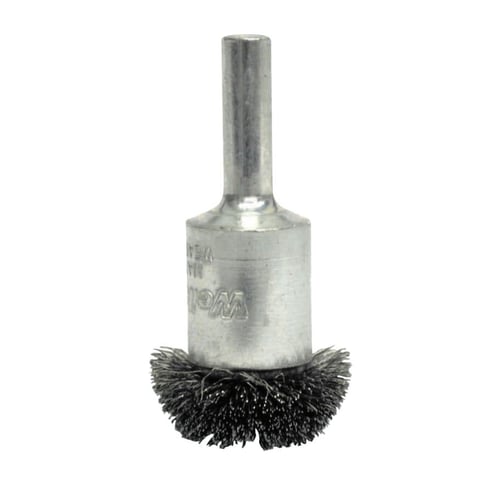 Stem-Mounted Circular Flared End Brushes Stainless Steel 25000 rpm 1" x ...