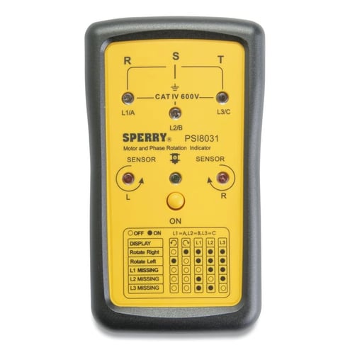 Phase Sequence & Open Phase Indicators 600 VAC | Grey Wolf Safety