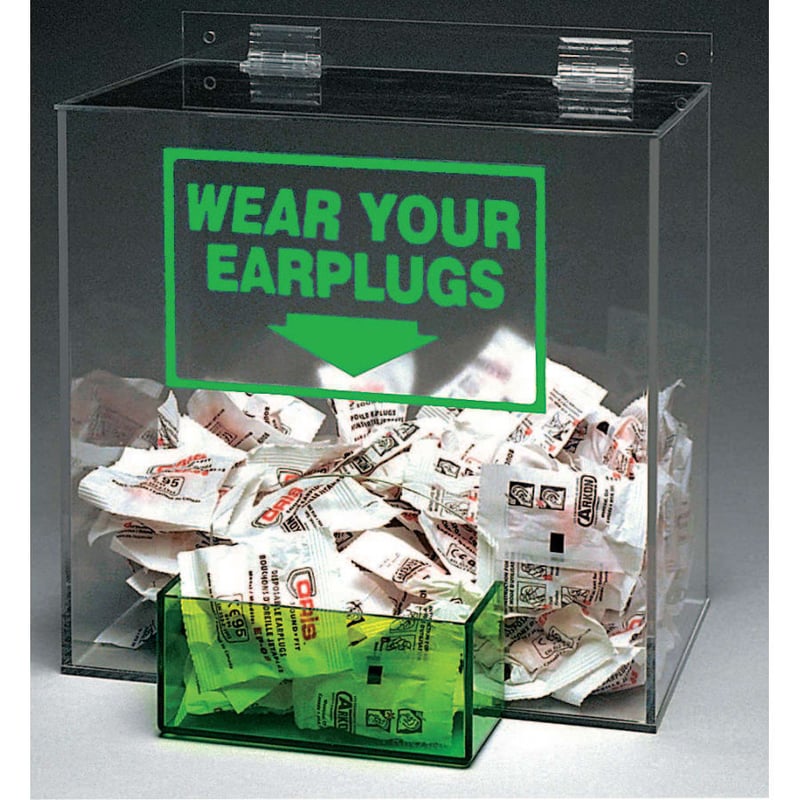 Large Capacity Ear Plug Dispensers For Standard Box of 200 Disposable ...