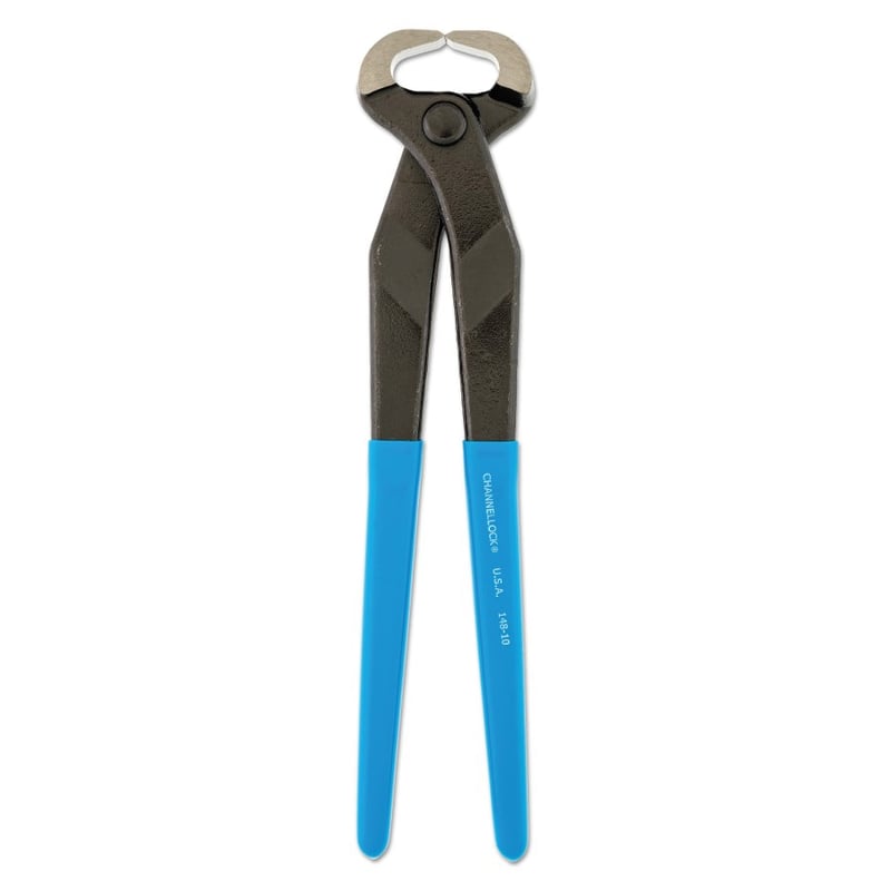 Cutting Pliers-Nippers 10 in Polish Plastic-Dipped Grip | Grey Wolf Safety