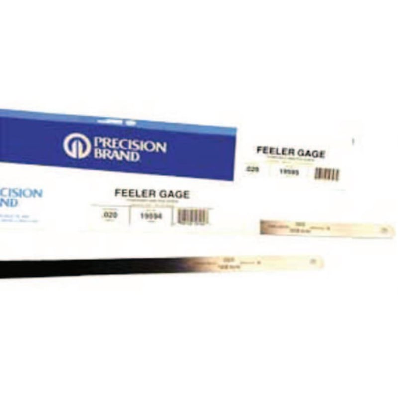 Flat Length Steel Feeler Gauges 0.025 in 12 in Length | Grey Wolf Safety