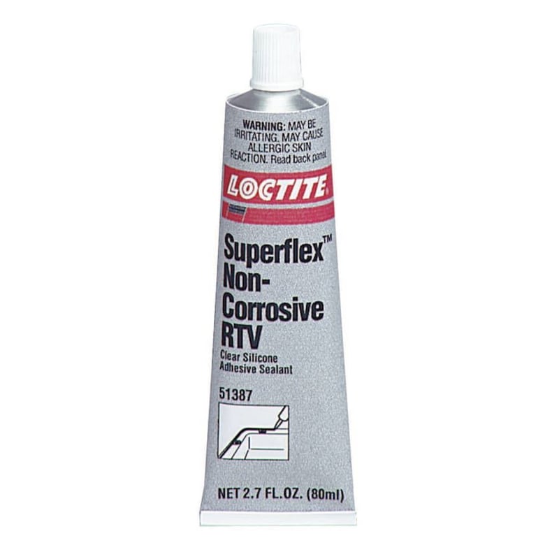 Superflex Non-Corrosive RTV Silicone Adhesive Sealants 80 mL Tube Clear ...