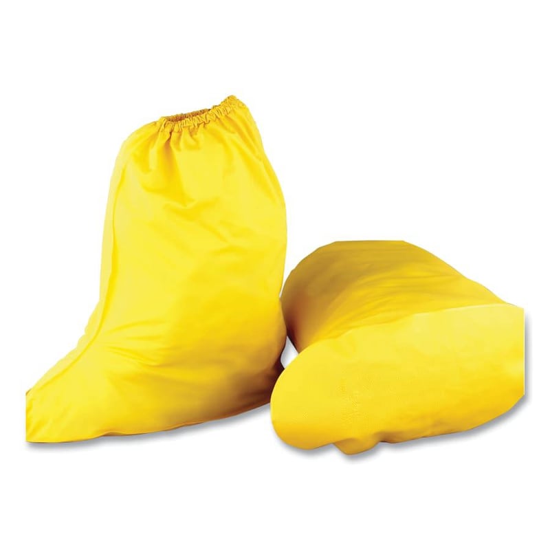 PVC Boot/Shoe Covers X-Large PCV Yellow | Grey Wolf Safety