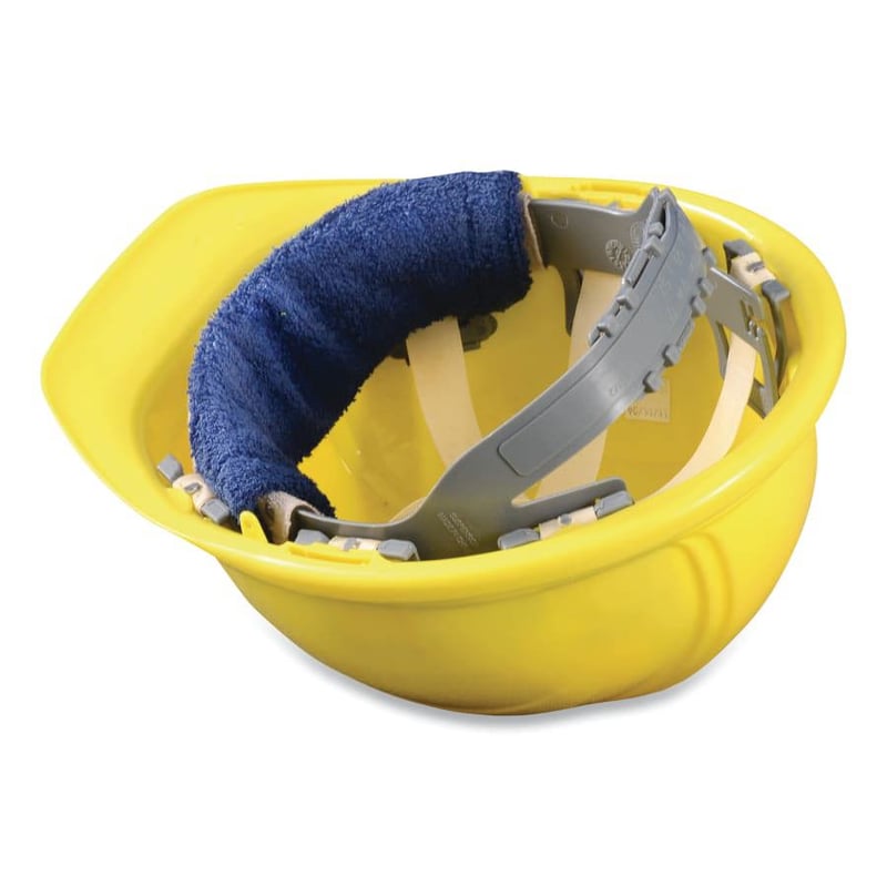 Terry Topper Hard Hat Sweatbands Navy | Grey Wolf Safety
