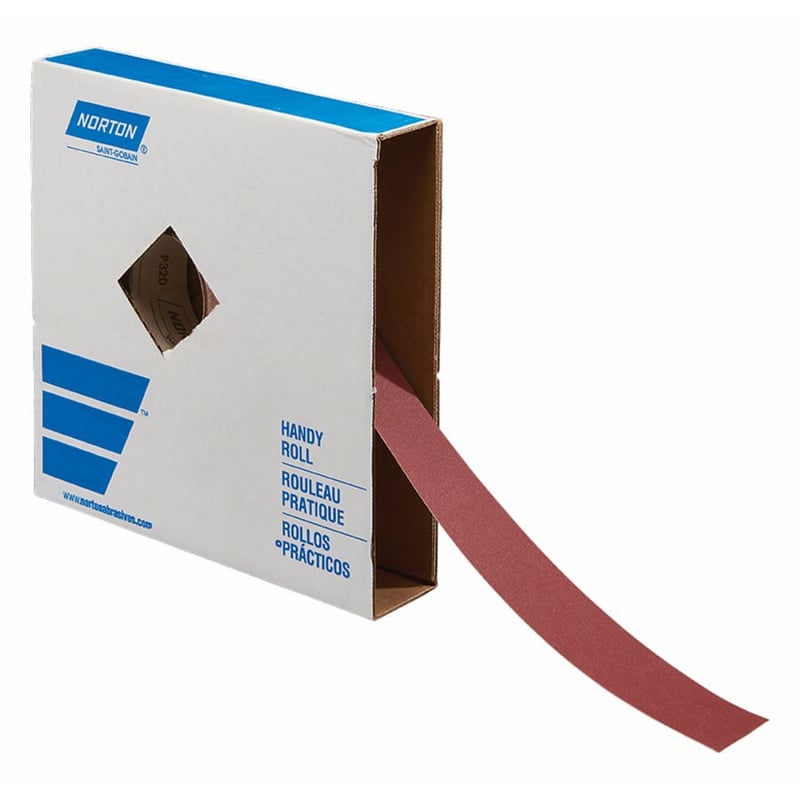 Fine Grit Cloth Roll 2 in W 150 ft L P240 Grit | Grey Wolf Safety