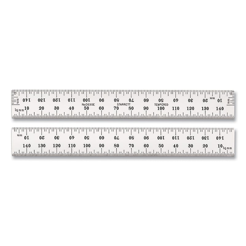 Steel Rule 150 mm No. 35E Steel | Grey Wolf Safety