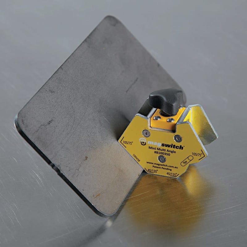 Mini Multi-Angle Welding Magnet, 80 lb Capacity | Grey Wolf Safety