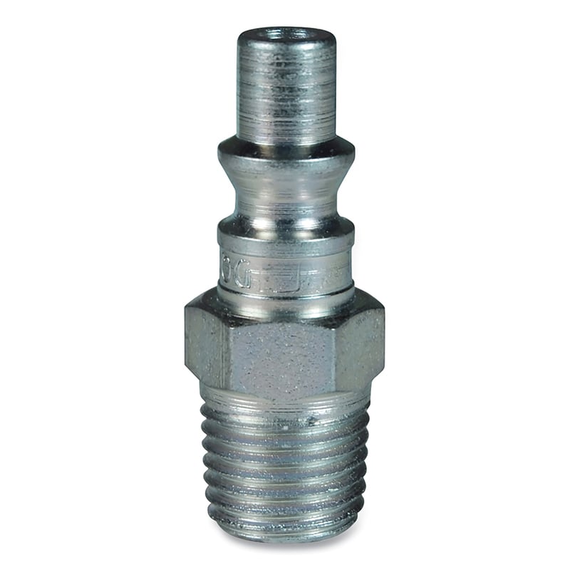 M-Series ARO Pneumatic Threaded Plug 1/4 in thread 1/4 in Male | Grey ...
