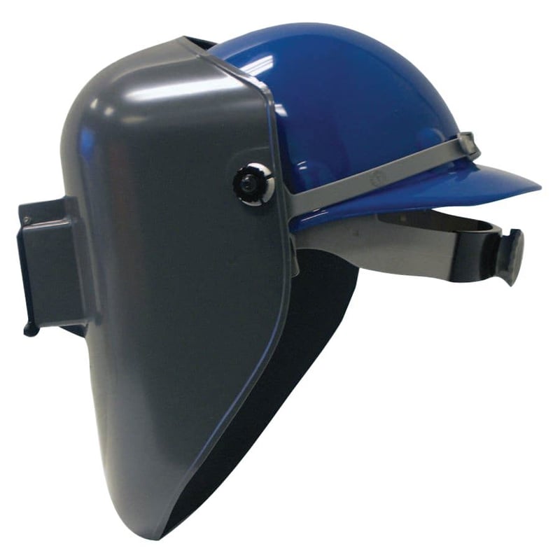 WELDING HELMET SHELL GRAY W/5000 MOUNTING LOOP | Grey Wolf Safety