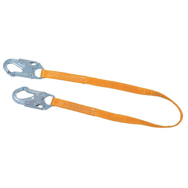 Titan II Positioning/Restraint Web Lanyards Lock Snap Hook 1 Leg Orange ...