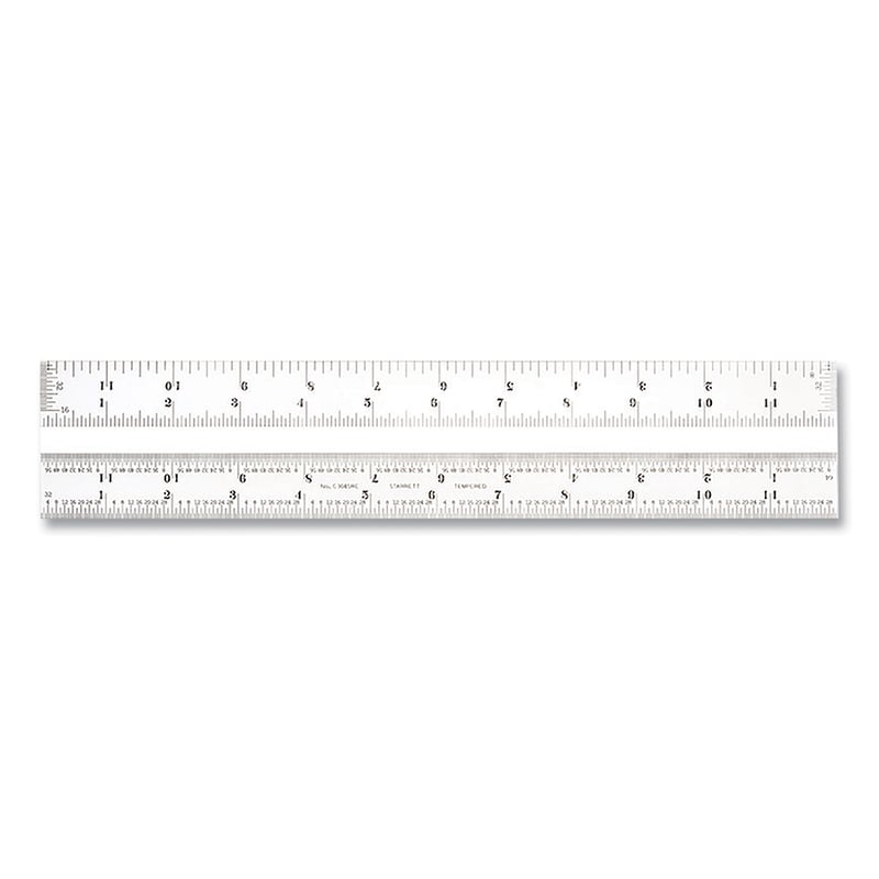 Semi-Flexible Ruler 12 in Inch Graduations Steel | Grey Wolf Safety