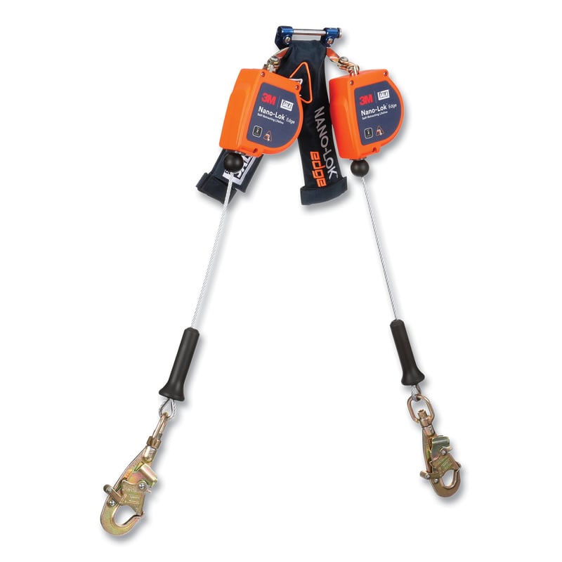 Nano-Lok™ Edge Self-Retracting Lifeline, 8 ft, Swivel Snap Hook, 420 lb ...
