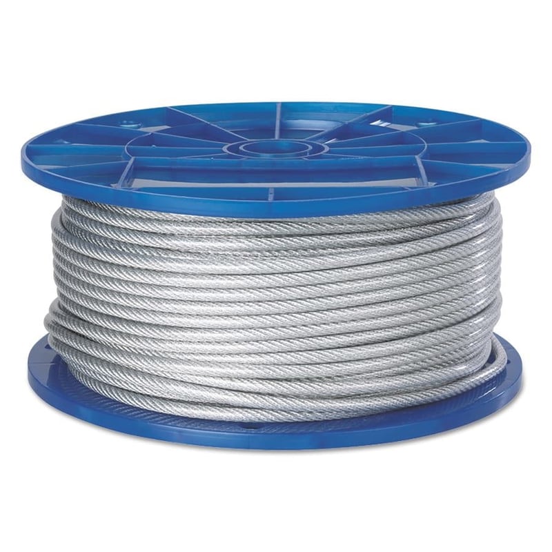 Aircraft Quality Wire Ropes 7 Strands 19 Strands/Wire 1/4 in 850 lb ...