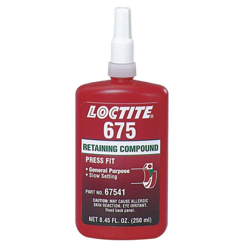 675 Retaining Compound Medium Strength 250 mL Bottle Green 3000 psi ...
