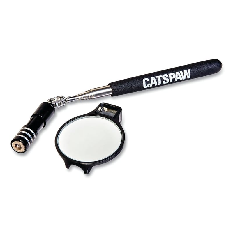CatsPawâ„¢ LED Lighted Magnetic Inspection Tool with Attachable Mirror ...