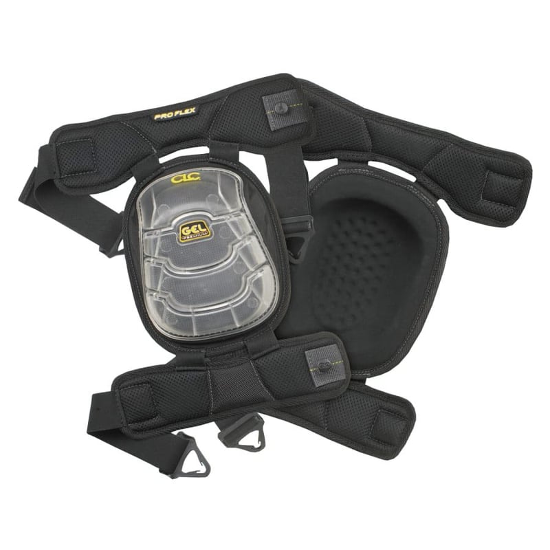 Gel-Tek Stabili-Cap Articulated Kneepads Articulating Straps Black ...