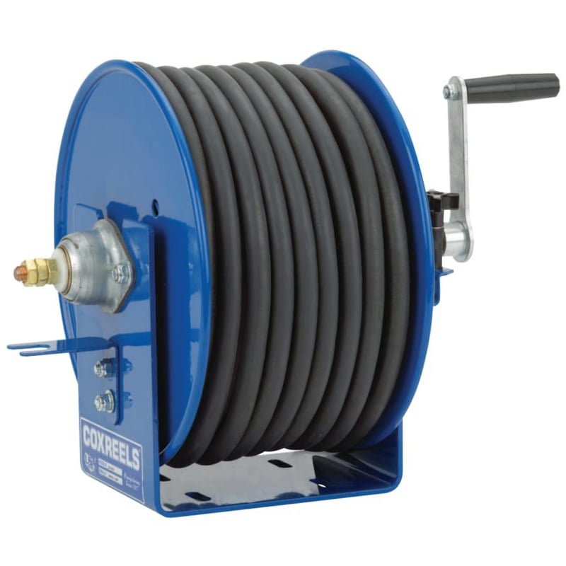 Challenger Hand Crank Welding Cable Reels 165 ft 2/0 AWG | Grey Wolf Safety