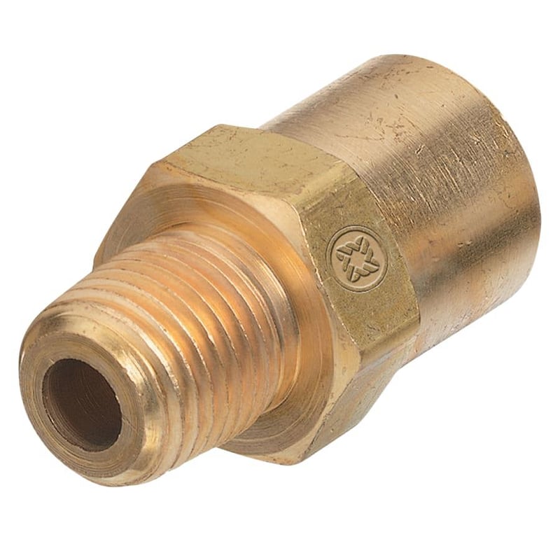 Inert Arc Adaptor 200 PSIG Brass B-Size 1/4 in (NPT) Water | Grey Wolf ...