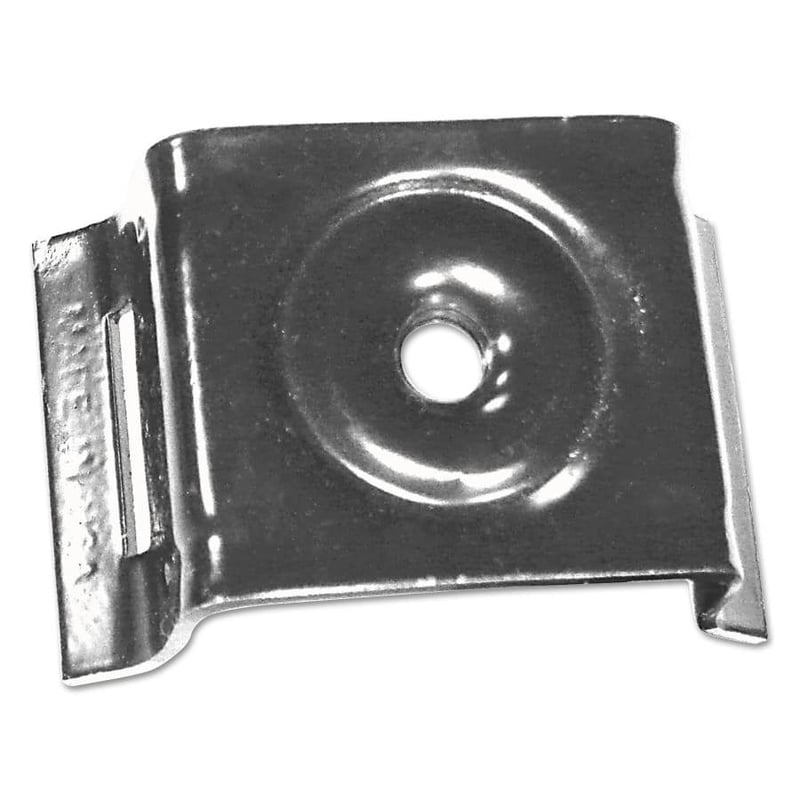 Brack-It 1-Bolt Flared Leg Sign Mounting Brackets, Bracket Only | Grey ...