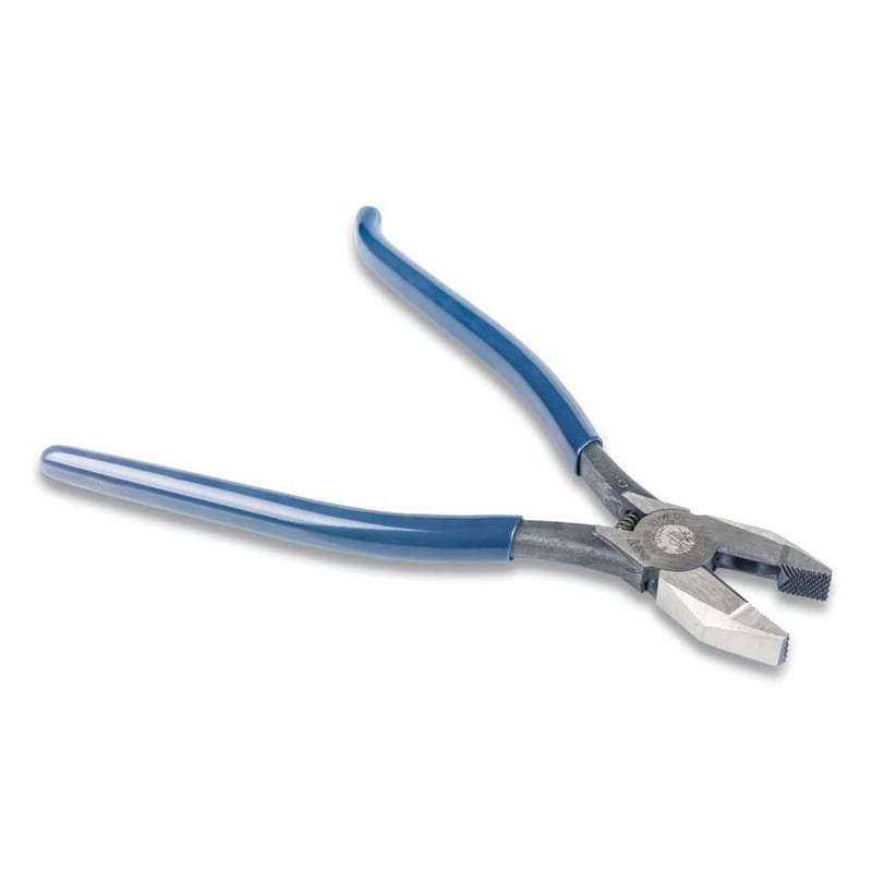 Ironworker's Left-Handed Spring-Loaded Rebar Plier 9 in Long | Grey ...