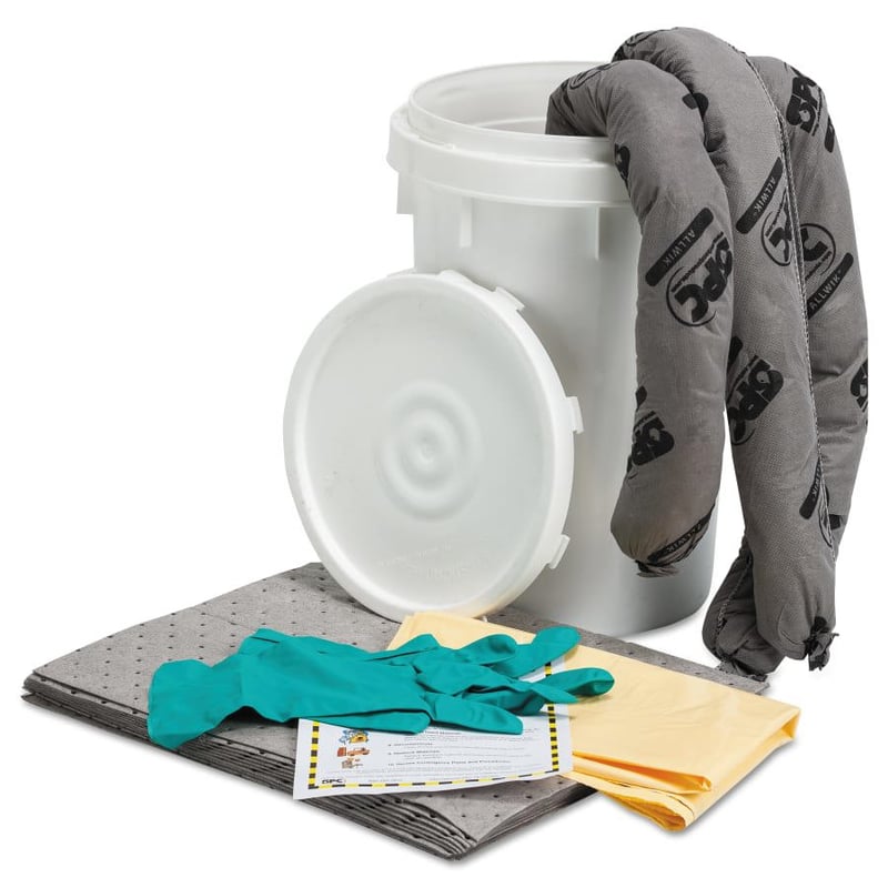 6.5 Gallon Spill Buckets 9 gal/bale 15 in x 19 in | Grey Wolf Safety
