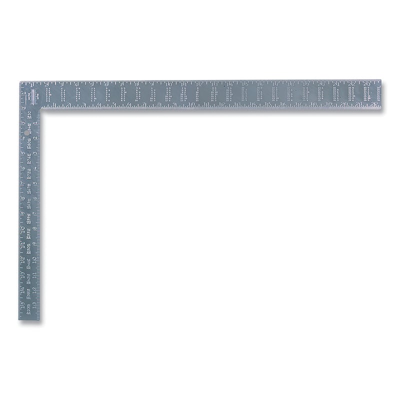 Aluminum Rafter Square 24 in L 1/8 in Graduation | Grey Wolf Safety
