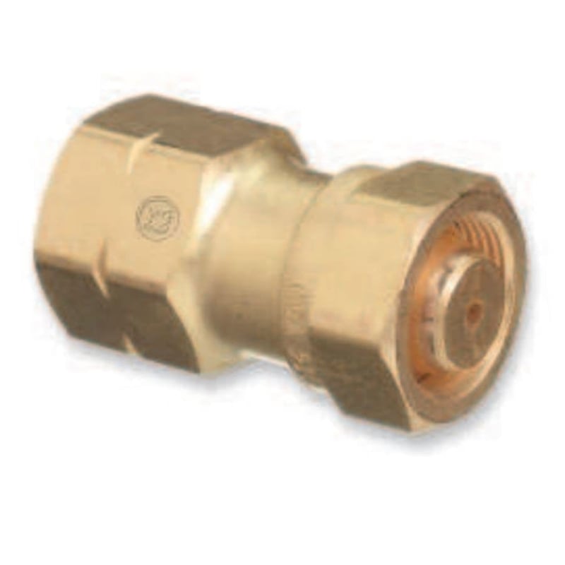 Brass Cylinder Adaptor From CGA-520 B Tank Acetylene To CGA-510 POL ...