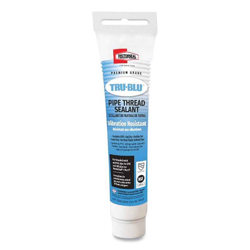 Tru-Bluâ„¢ Pipe Thread Sealant 1.8 fl oz Tube Blue | Grey Wolf Safety
