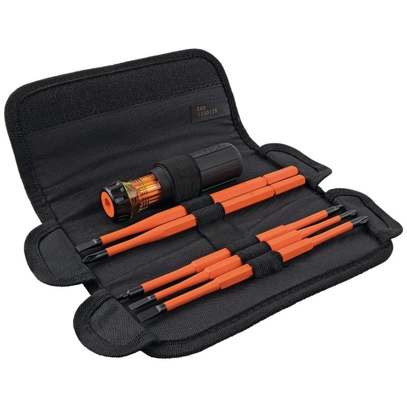 8-in-1 Insulated Interchangeable Screwdriver Set | Grey Wolf Safety