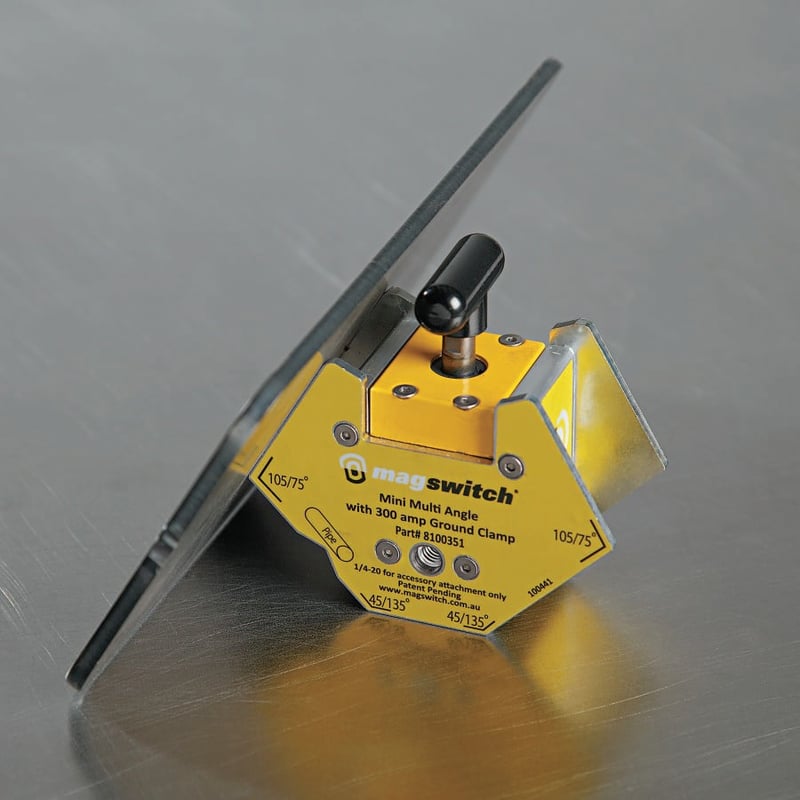 Mini Multi-Angle Welding Magnet 150 lb Capacity | Grey Wolf Safety
