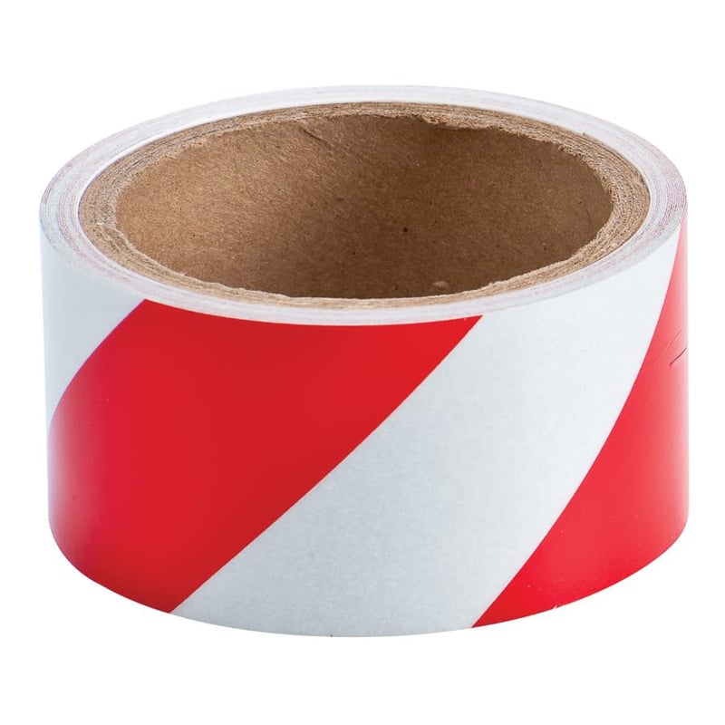 Reflective Striped Tapes 2 in x 10 yd Red/White | Grey Wolf Safety